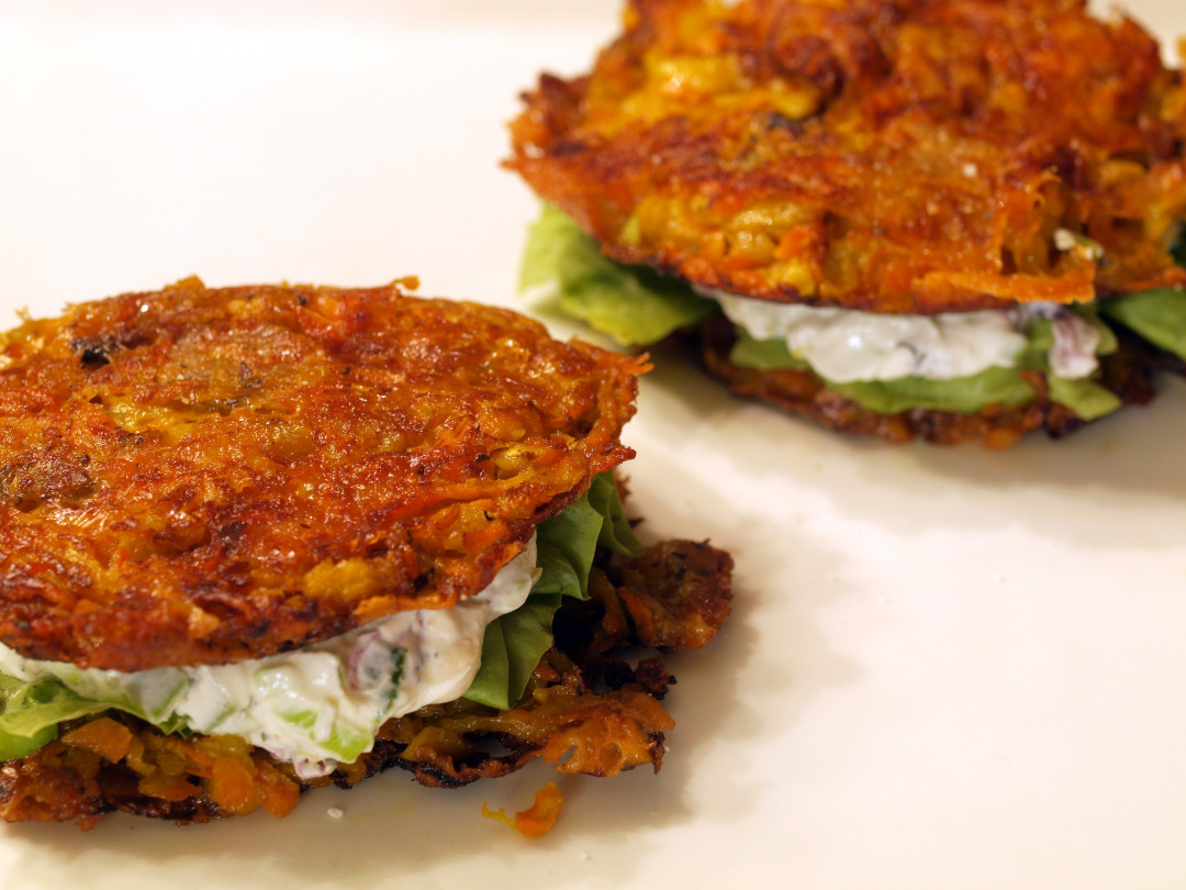 Root Vegetable Fritter Grilled Cheese – grilledshane.com
